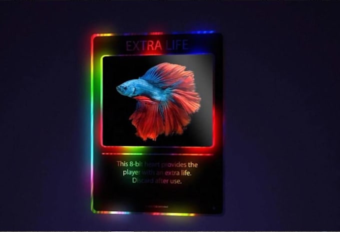 Create clean 3d rotating nft membership card, crypto trading card by ...