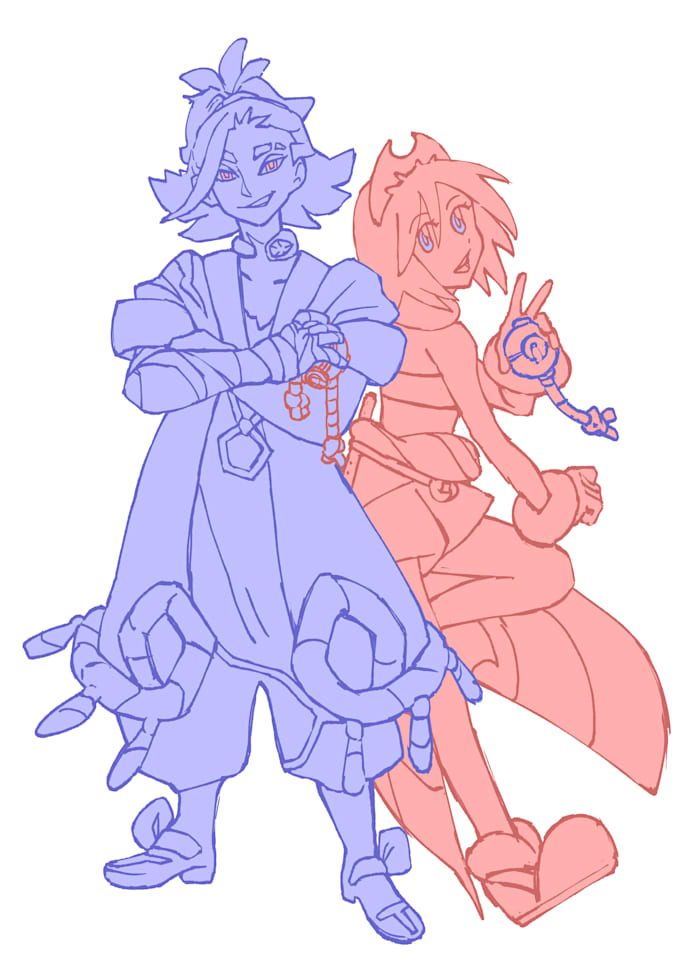 Draw you ded character by Maguart | Fiverr