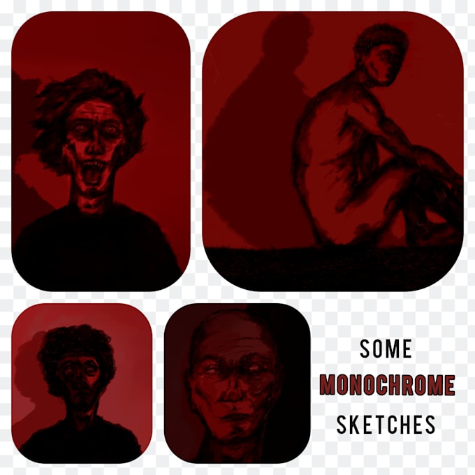 Choose your monochrome character by Oseaann | Fiverr