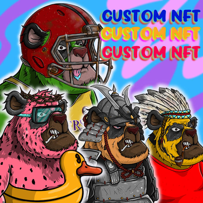 Custom nft art collection by Diptawitranto | Fiverr