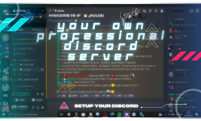 Professionally make an advanced discord server by Marwaaane | Fiverr