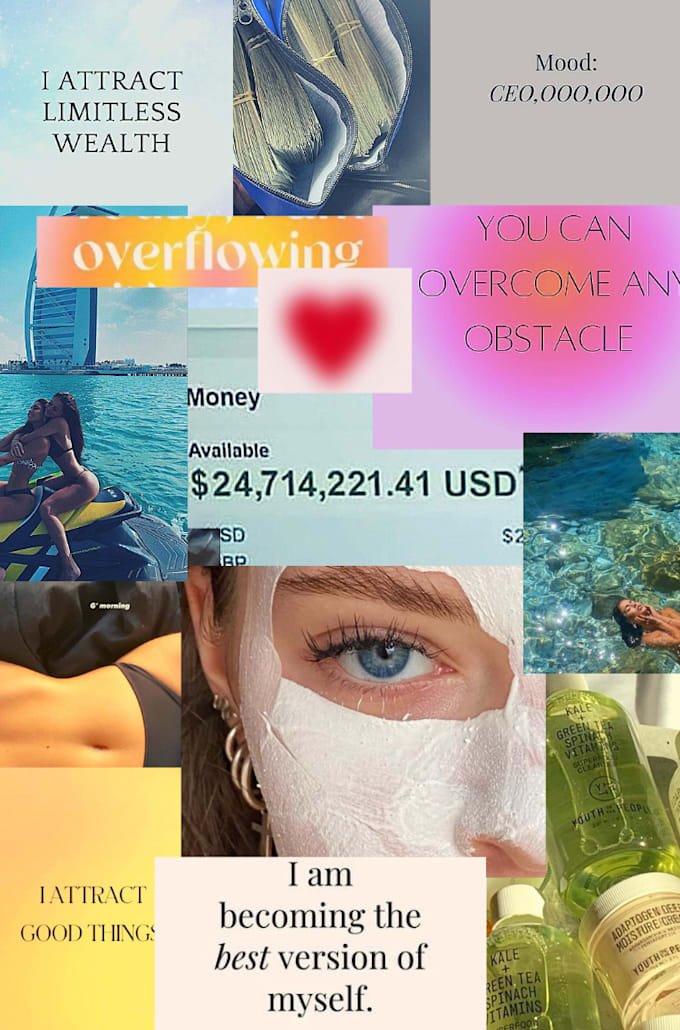 Create phenomenal and aesthetic vision boards by Priscizzy | Fiverr