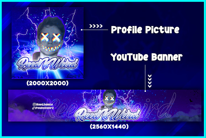 Create creative pfp and banner for all platform by Hannankaimkhani | Fiverr