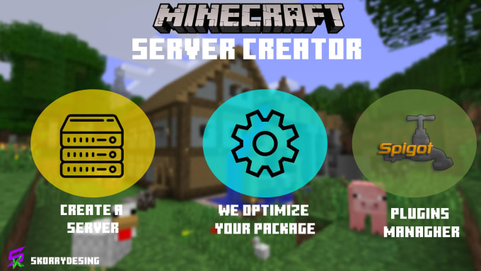 Create a professional minecraft servers by Skorrydesign | Fiverr