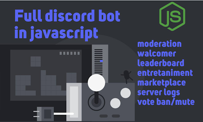 Make a fully custom discord bot to your server by Shoomba | Fiverr