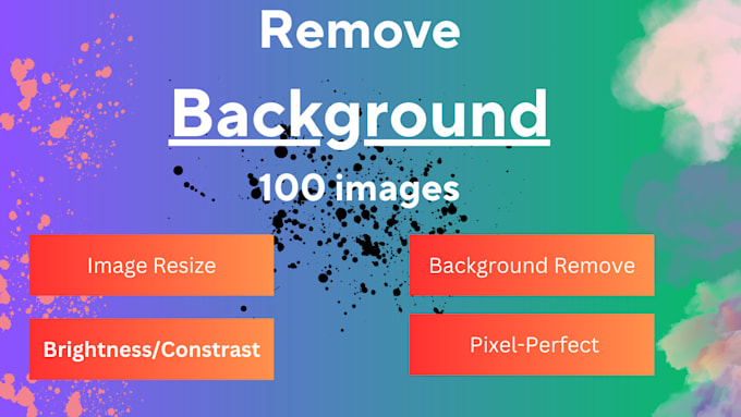 Background removal from photos and other things you need by ...