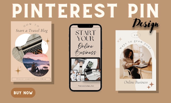 Create attractive pinterest pin design by Suheer_khan | Fiverr