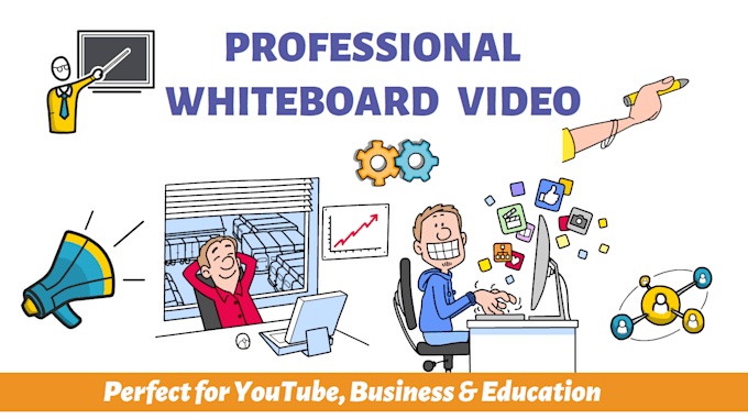 Create whiteboard doodle animations explainer video for youtube by ...