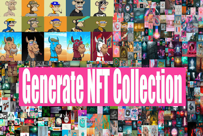 Generate nft art collection with metadata using java by Imadcs | Fiverr