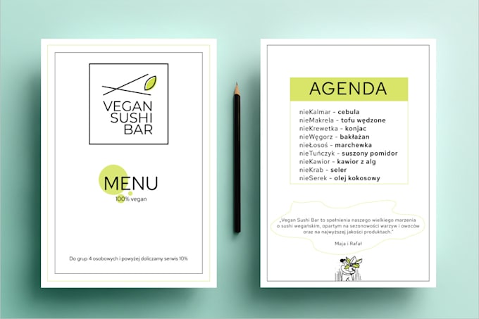 Make for you high quality and interesting menu design by Lionesssandra ...