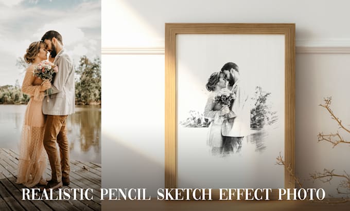 Turn any photo to a beautiful pencil sketch drawing by Mahyunk | Fiverr