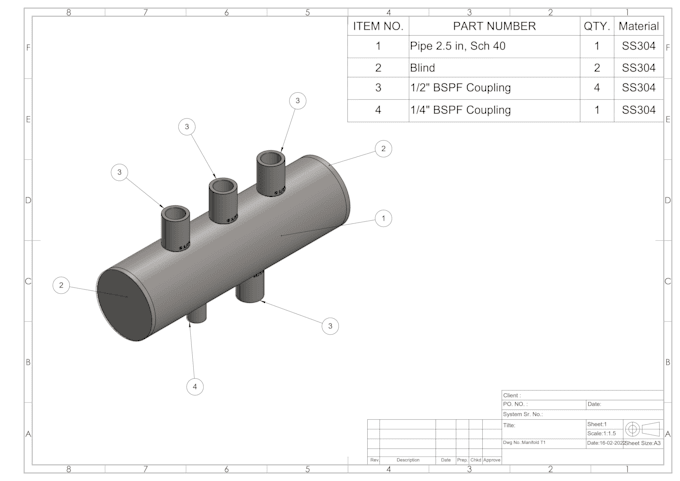 Do technical drawing dwg dxf 2d of 3d for manufacturing by Siddharth548 ...