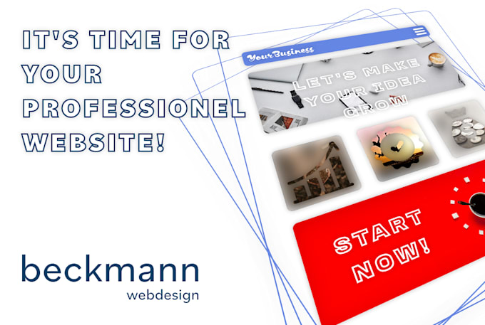 Create your personal website by Beckmann_design | Fiverr