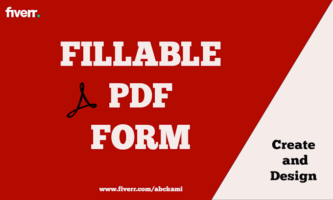 Create fillable pdf form by Abckami | Fiverr