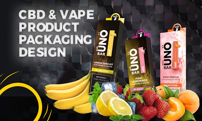 Do product labels and box packaging for cbd, hemp, vape by Yellowchaos ...