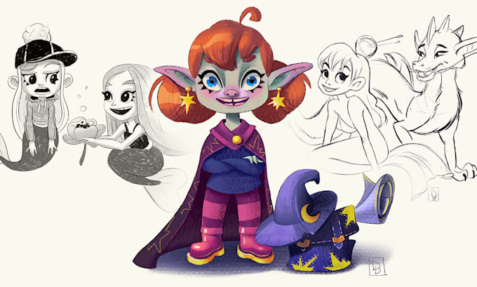 Do cartoon character design and game character desing by Olenakuryn ...