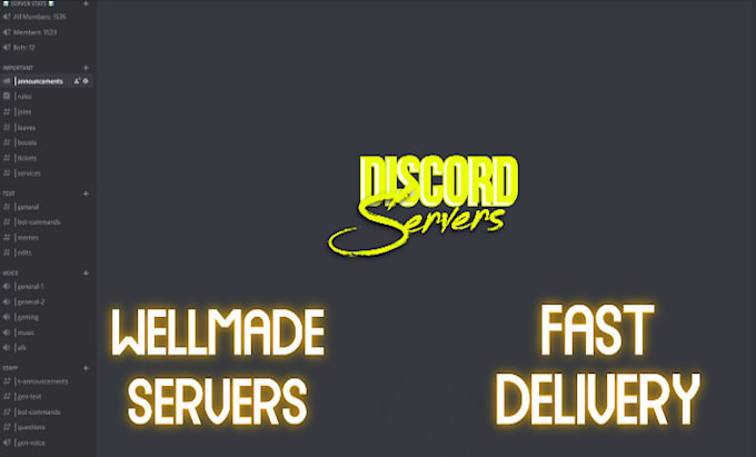 Make a discord server by Imlbright | Fiverr