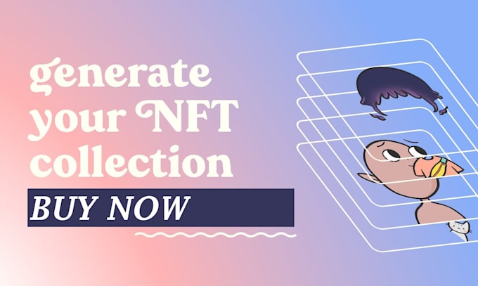 Generate 10k nfts and metadata for your nft art collection by Elkandiy | Fiverr