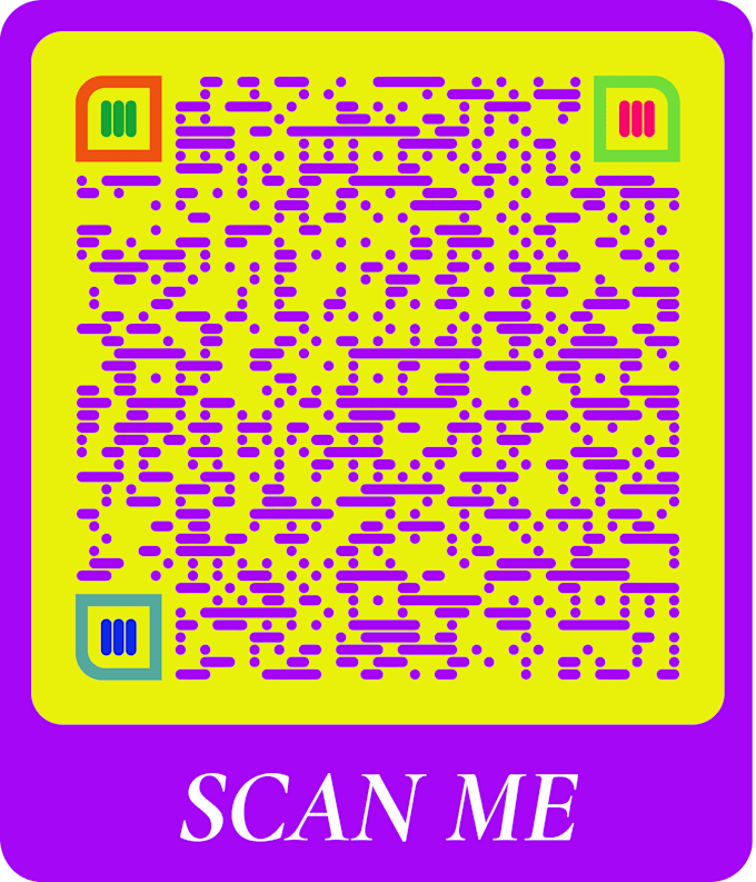 Create customized and colorful qr code by Komalsaini125 | Fiverr