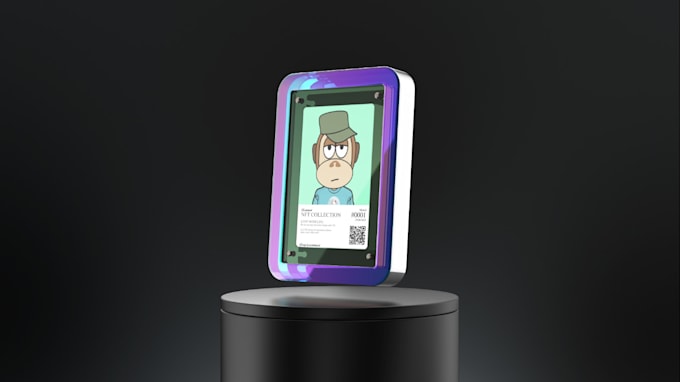 Create a unique nft 3d card by Nazakatmachi | Fiverr