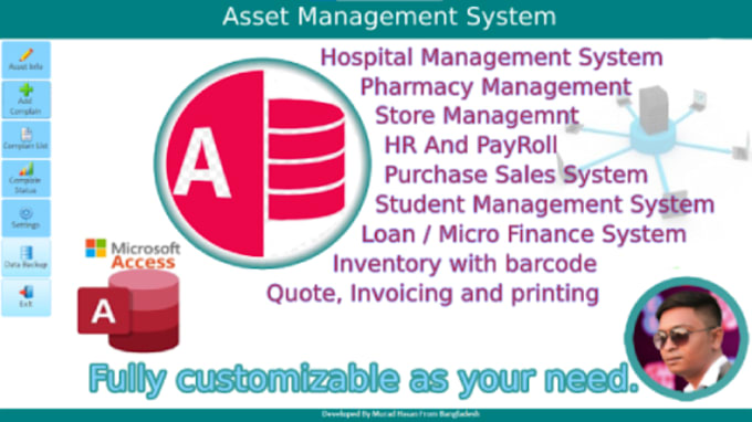 Design the microsoft access database to suit your need by Muradgraphic ...