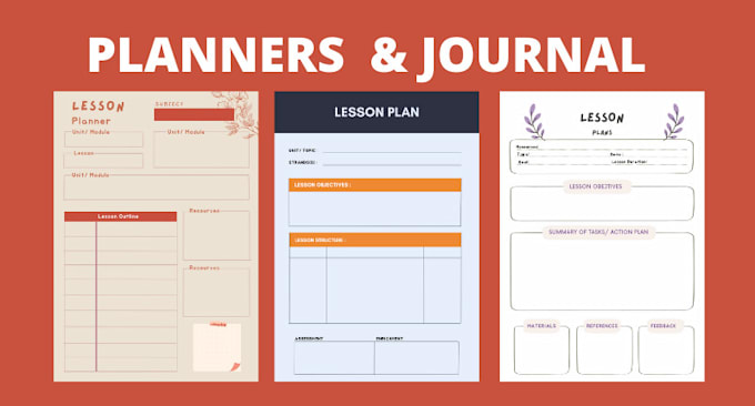 Create printable planner, journal, calendar and invitation card by ...