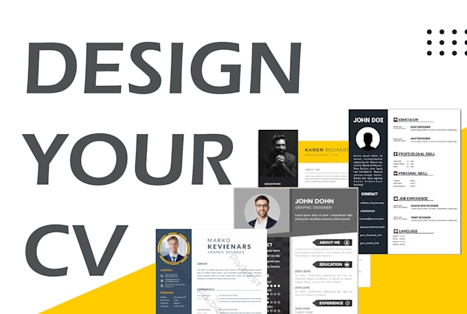 Design ,write and update your cv resume by Fanikhan217 | Fiverr