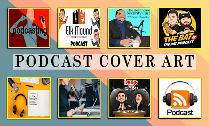 Design professional and creative podcast cover art for you by Ayesha ...