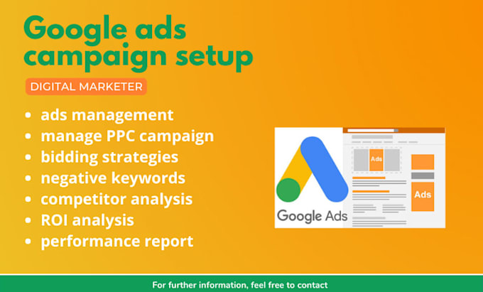 Setup, optimize and manage google ads by Mehwish26 | Fiverr