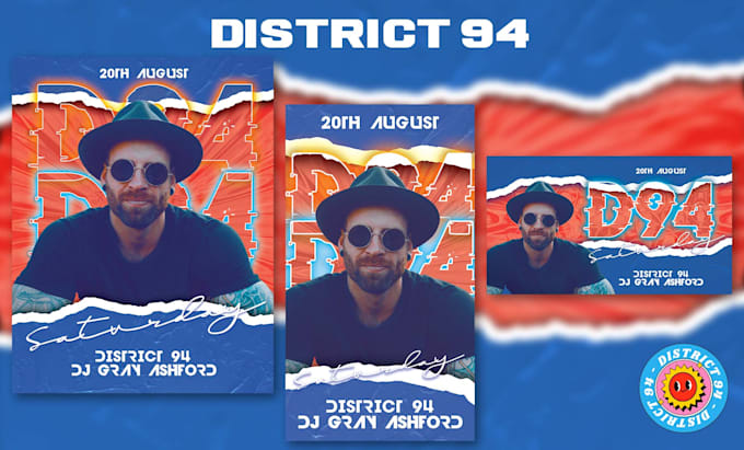 Design a vibrant digital flyer, poster and banner by District94 | Fiverr