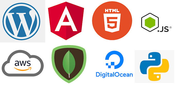 Develop angular app with node or python backend with mongo or ...
