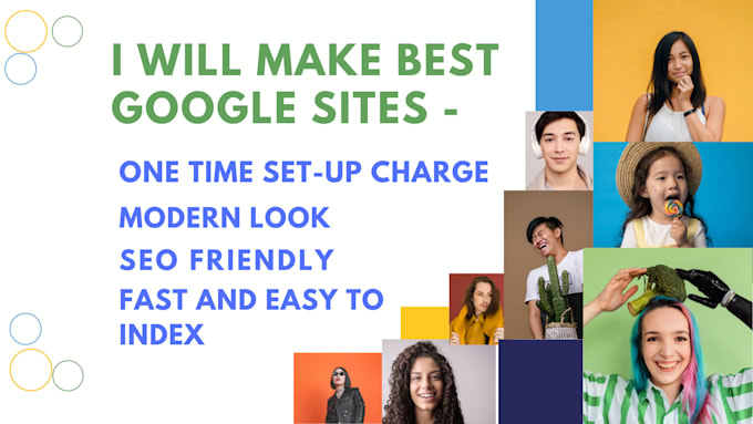 Create modern website using google sites by Mixworld612 | Fiverr