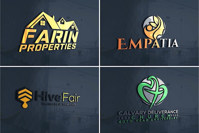 Do professional business and unique logo with copyrights by Panadol_gfx ...