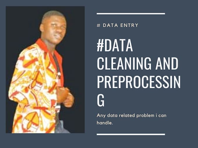 Do data cleaning and organize your dataset using python by Wileyke | Fiverr