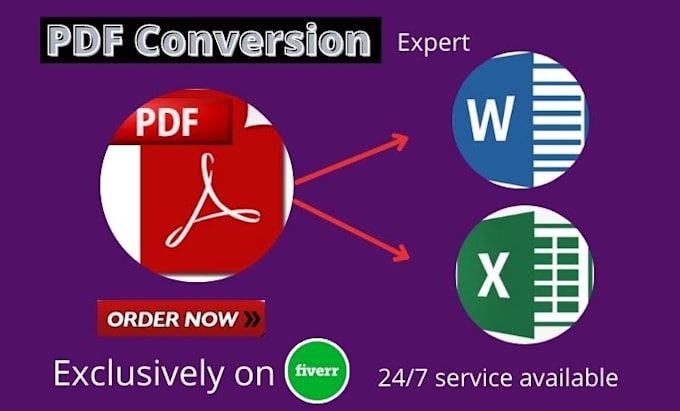 Do pdf conversion job at minimum price by Shafiqe04 | Fiverr