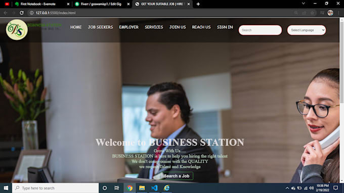 Do web development using html css python by Goswamisp1 | Fiverr