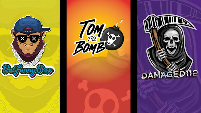 Design a custom gamer logo for you by Johnmitchell856 | Fiverr