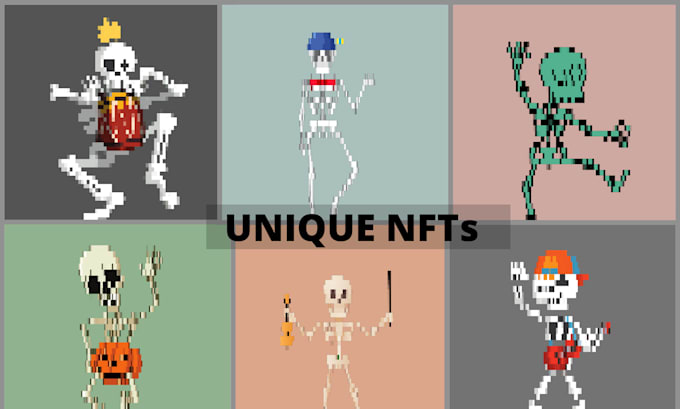 Create pixel art for your nft collection by Mahamsaeed875 | Fiverr