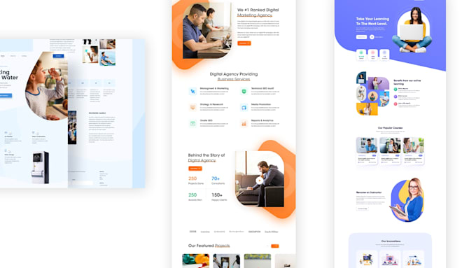 Design you unique, modern mobile app and website ui by Newrokin | Fiverr