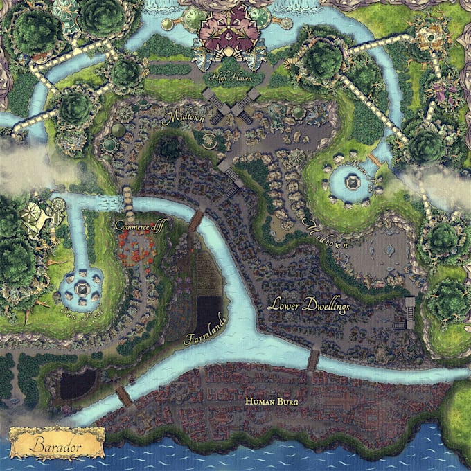 Create city, country, continent, world maps for your rpg by Giantpato ...