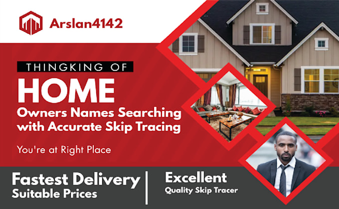 Provide you home owner name with accurate skip tracing by Arslan4142 ...