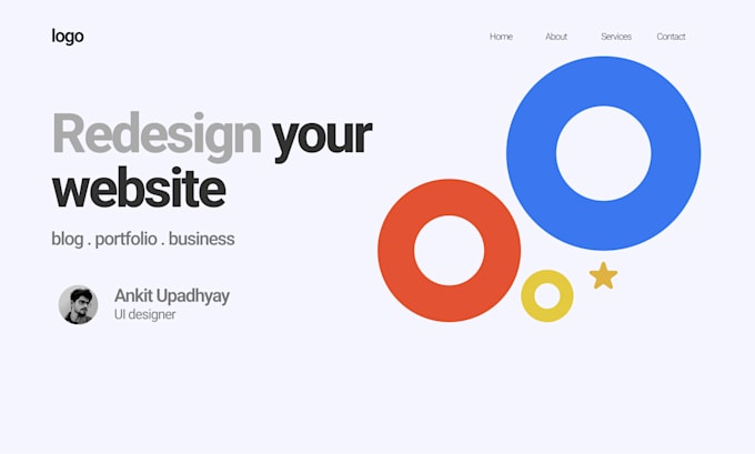 Redesign your website user interface by D_ankitupadhyay | Fiverr