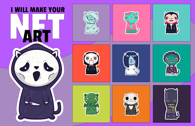 Draw your nft collection by Anotherbrito | Fiverr