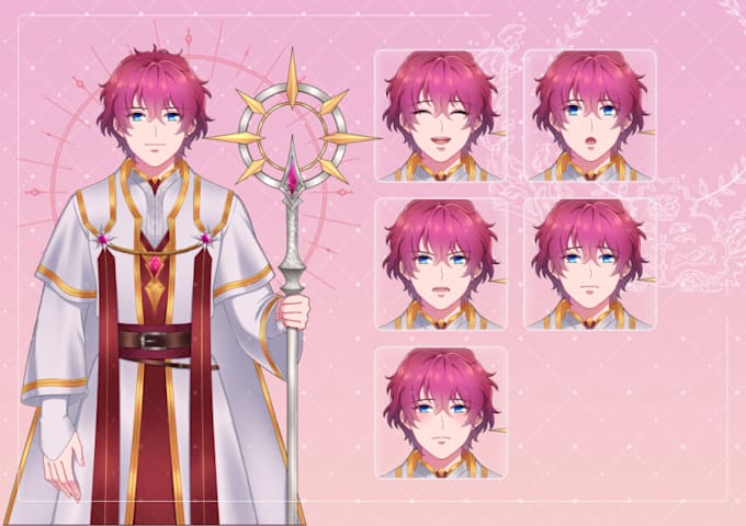 how to draw characters for a visual novel