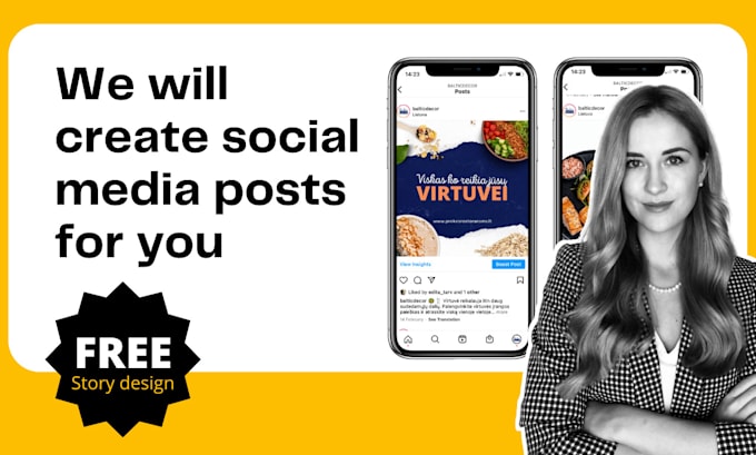 Create appealing social media posts by Augamind | Fiverr