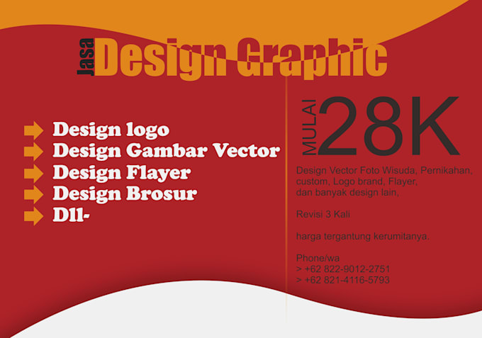 Membuat design flyers sesuai pesanan by Mass_art21 | Fiverr