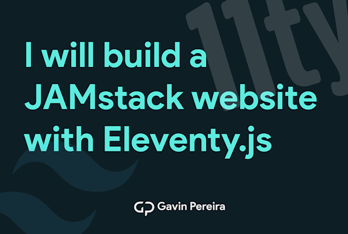 Create jamstack website with eleventy js and tailwindcss by Pexeixv | Fiverr
