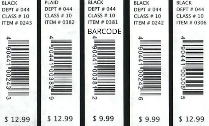 Create qr code barcode label tags sticker by Sumyiaswarna | Fiverr