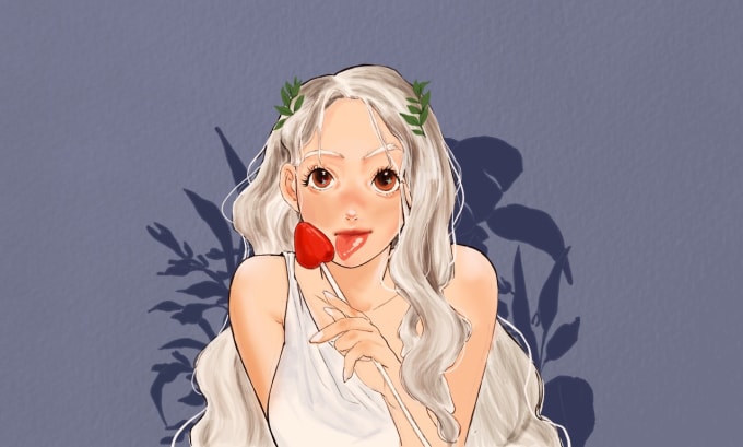 Draw Portrait Illustration With Manhwa Style By Alfanykhaniv Fiverr
