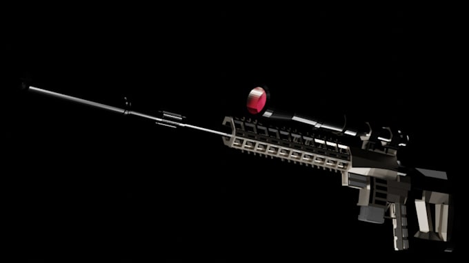 Create 3d gun or rifle videos for your nft by Gunmaster3d | Fiverr